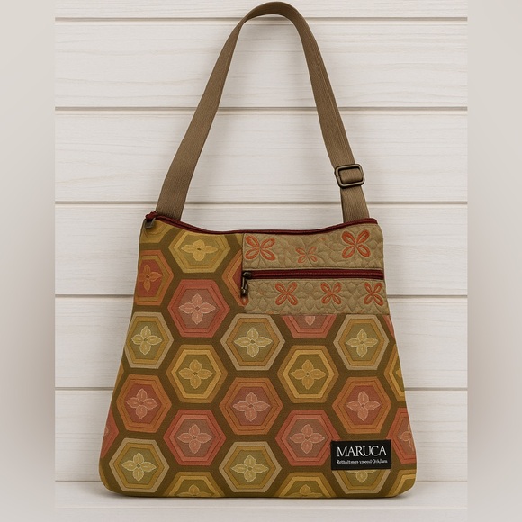 Maruca | Bags | Maruca Handmade Crossbody Bag Boulder Co Floral Hexagon ...